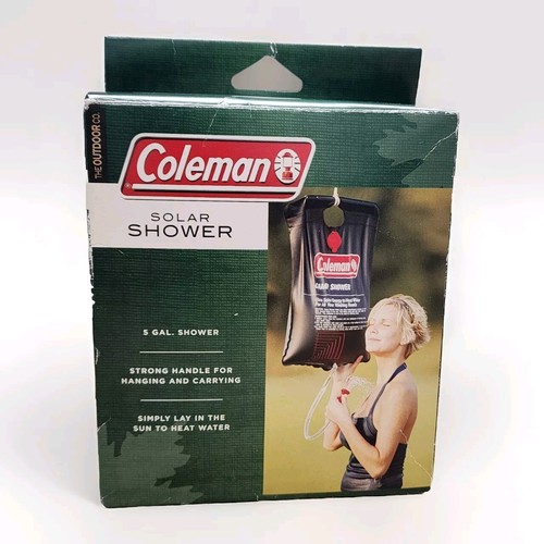 New Coleman 5 Gallon Solar Energy Camp Shower w/ Turning On Off Model ...