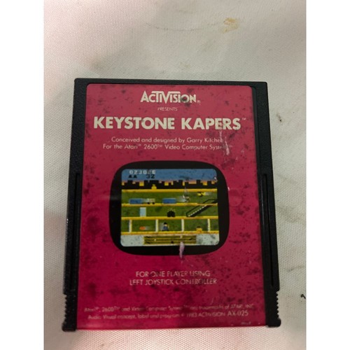 Vintage Activision Keystone Kapers Atari 2600 Game Cartridge Retro ...