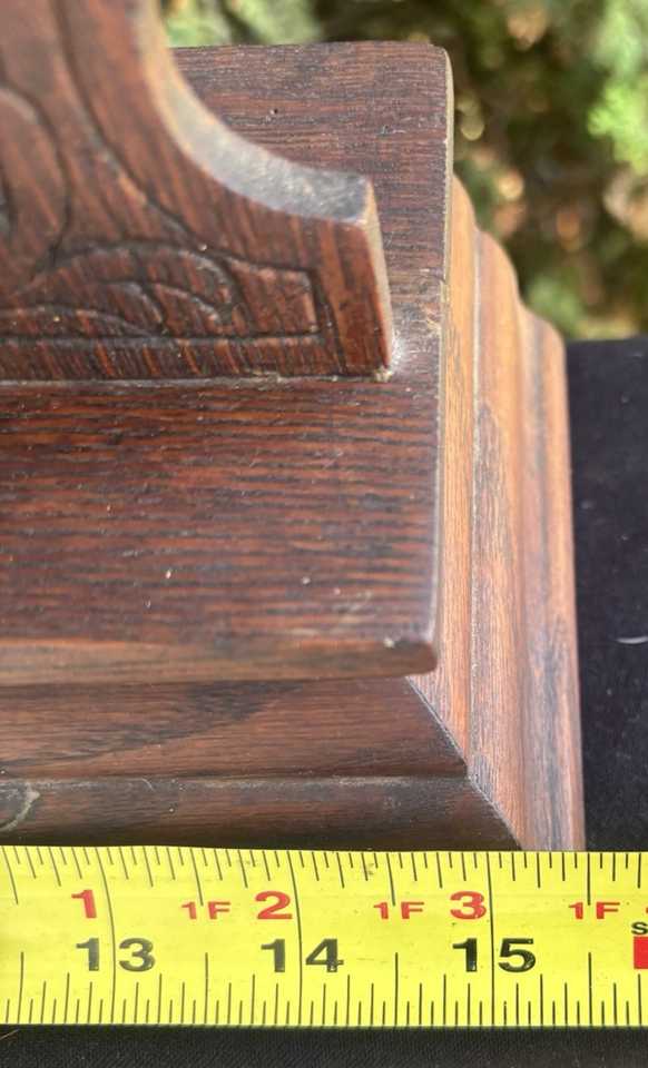 Antique C 1910 Sessions Dark Walnut Gingerbread Mantle Clock - ALL ...