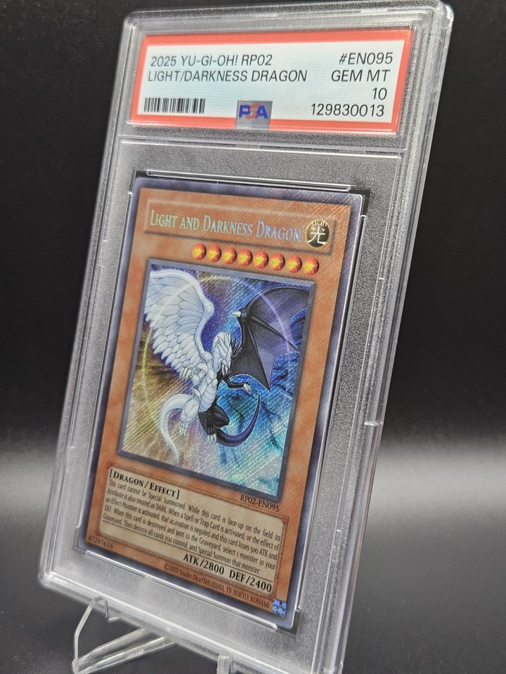 2025 YUGIOH RP02-RETRO PACK 2 #EN095 LIGHT/DARKNESS DRAGON PSA 10 | eBay