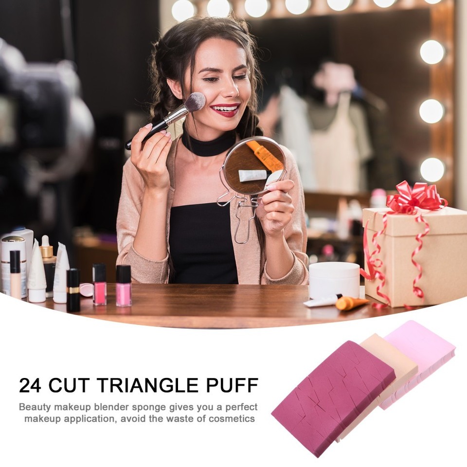 72 Pcs/3 Beauty Sponges Make up for Foundation Makeup Applicator ...