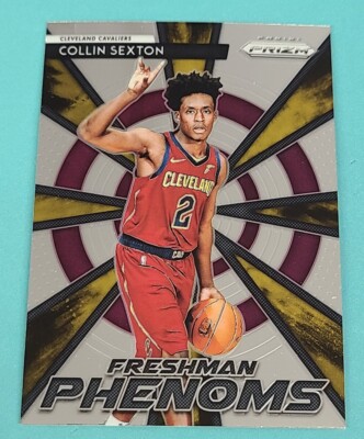 2018-19 Prizm Freshman Phenoms #18 Collin Sexton Cleveland BASKETBALL ...