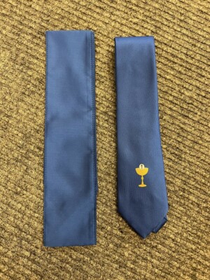 OFFICIAL BOYS FIRST HOLY COMMUNION ROYAL BLUE UNDATED/DATED TIES AND ...
