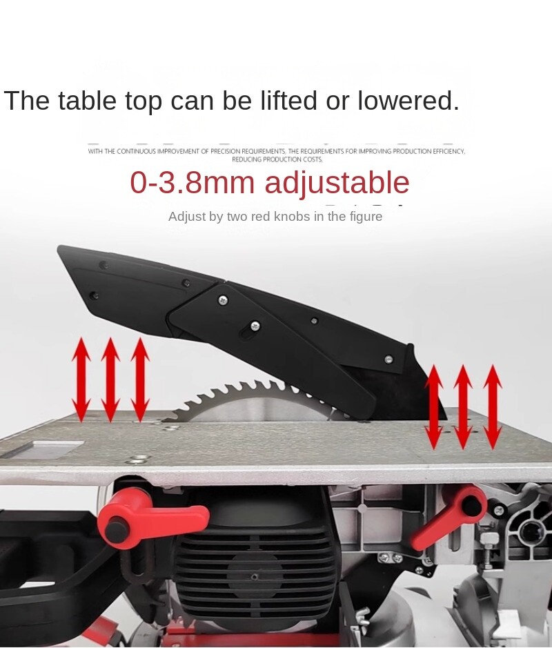 8 Inch Compound Cut-off Saw All-in-one Table Saw Miter Saw Wood Cutting ...