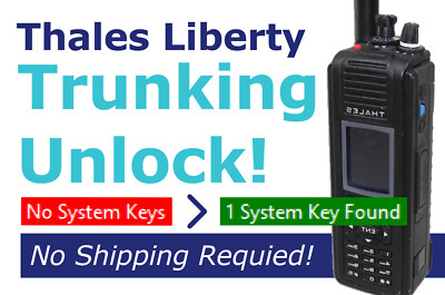 Thales Liberty Radio Trunking Unlock (System Key) | eBay
