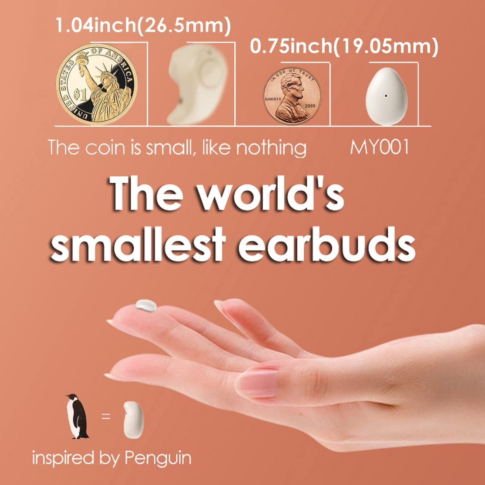 Invisible Sleep Earbuds Wireless Smallest Lightest Tiny Noise ...