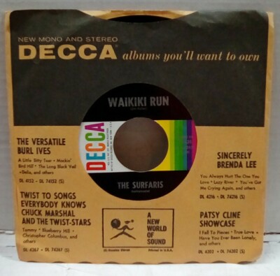 The Surfaris Waikki Run/Point Panic 7" Single 31538 | eBay