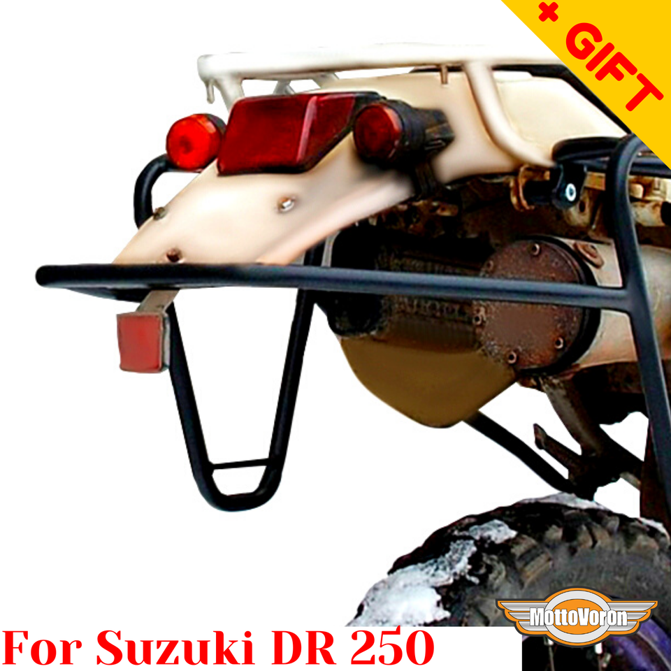 For Suzuki DR 250 Pannier racks Suzuki DR250 side carriers for soft ...