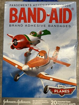 Band-Aid Brand Adhesive Bandages DISNEY PLANES MOVIE Kids Assorted ...