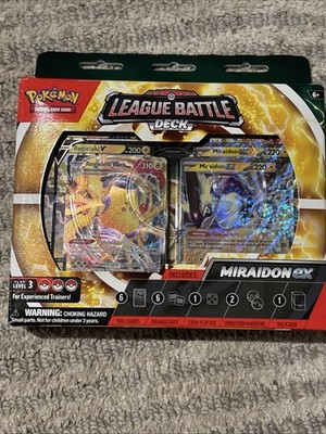 Nintendo 1 Pokemon TCG League Battle Deck Miraidon ex Regieleki VMAX ...