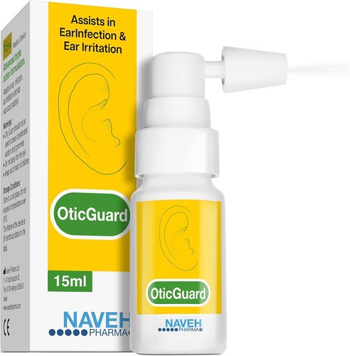 NAVEH PHARMA® Otic Guard Natural Ear Spray 3 in 1 Herbal-Oil Blend for ...