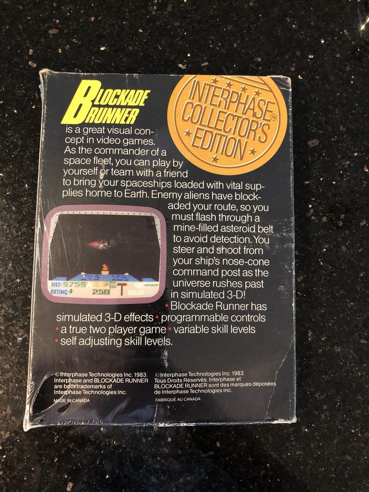 Blockade Runner(Intellivision, 1983) | eBay