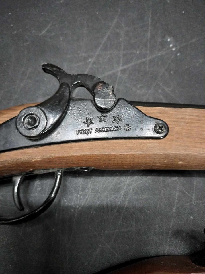 Edison G., Parris Toy Cap Gun Pirate Flintlock Double Barrel Wild West ...