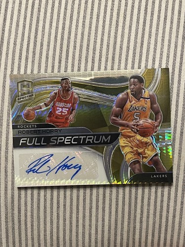 Robert Horry Panini Spectra Autograph 3/4 | eBay