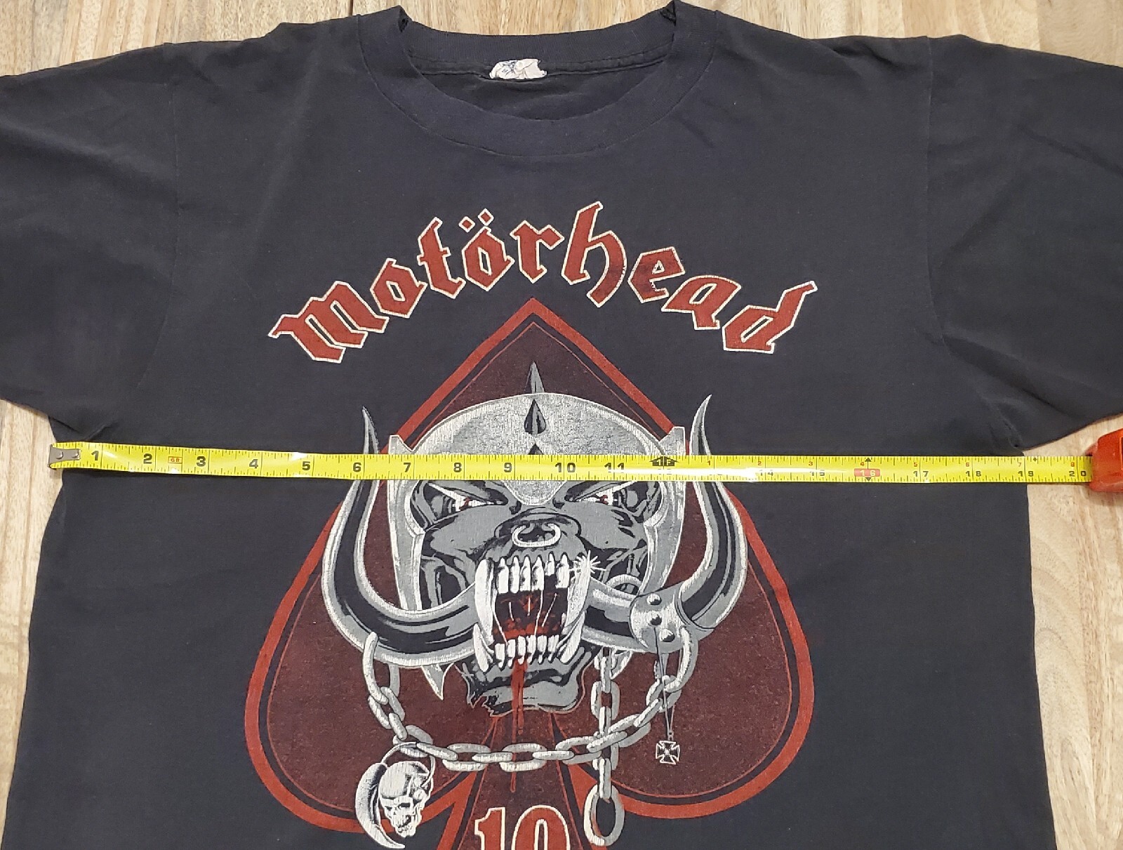 Vintage 1985 Motorhead 10th Anniversary World Tour T … - Gem