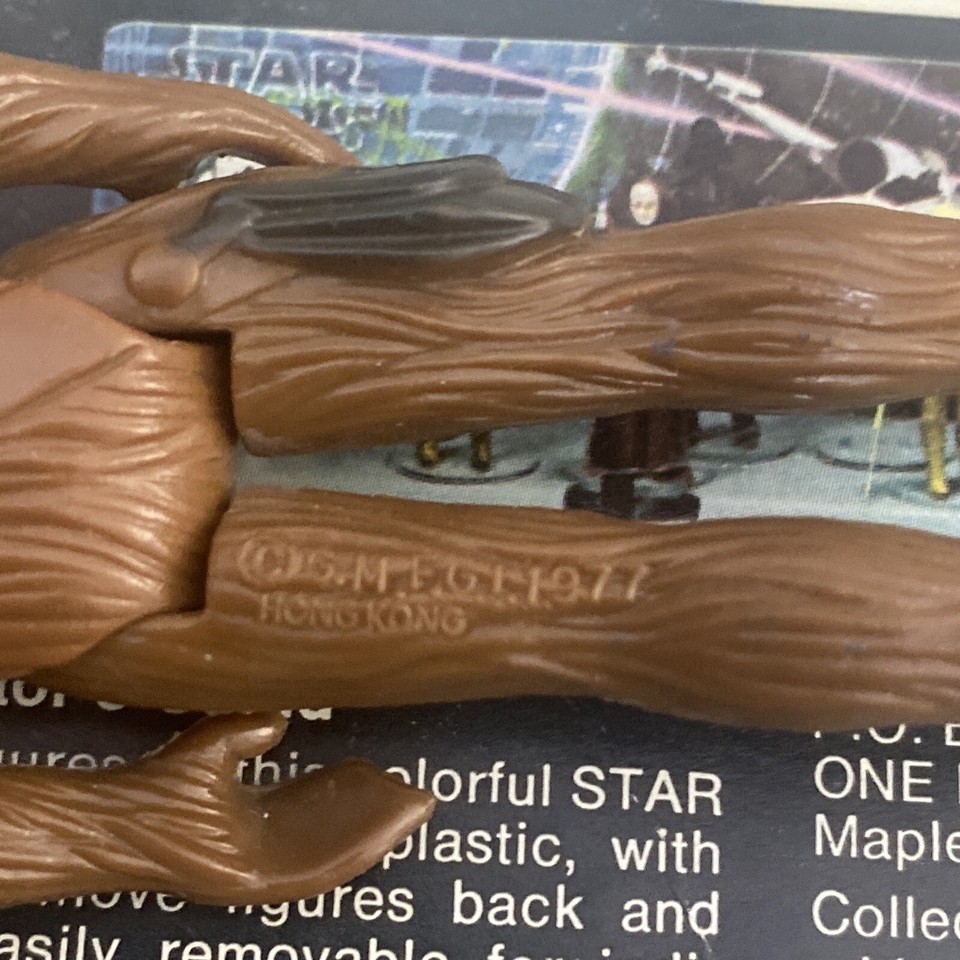 1977 Chewbacca 12 Back STAR WARS Kenner Vintage Card Back NICE!! | eBay