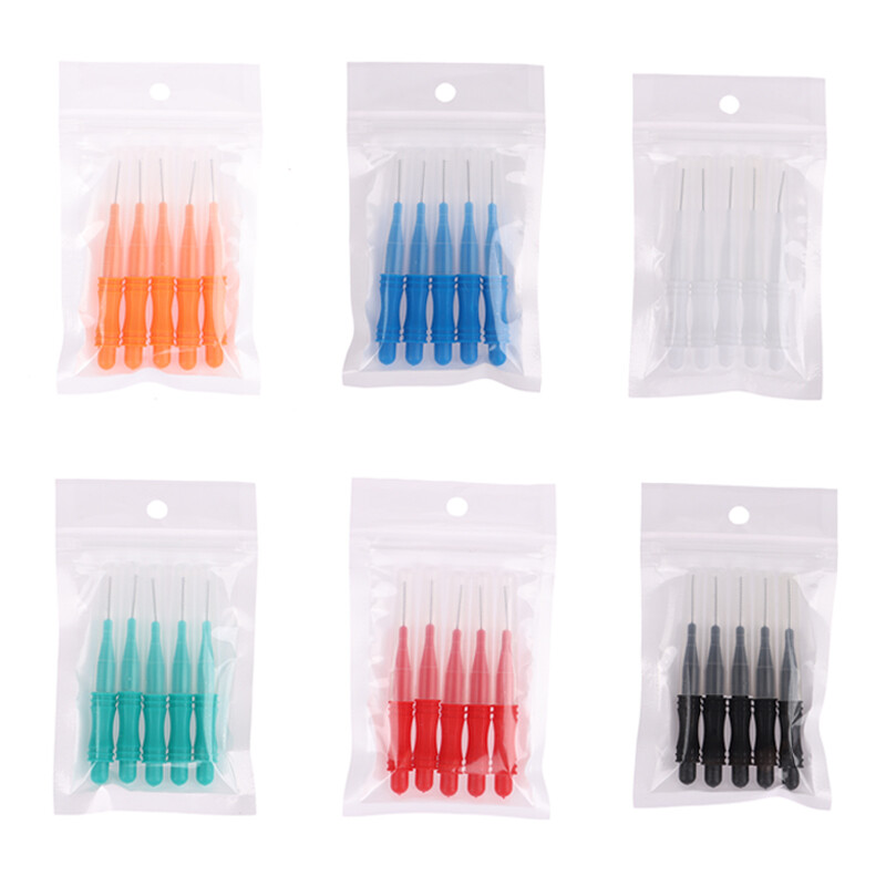 Interdental Brush Curved Interdental Brush Cleaning Tooth Socket For ...