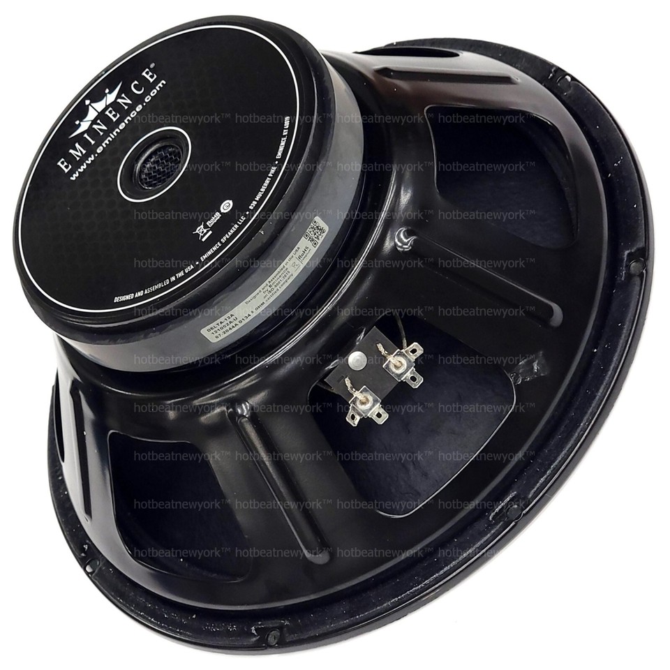 Eminence Delta-12A 12" inch Woofer 8-ohm 400-Watts RMS Speakers 2-PACK ...