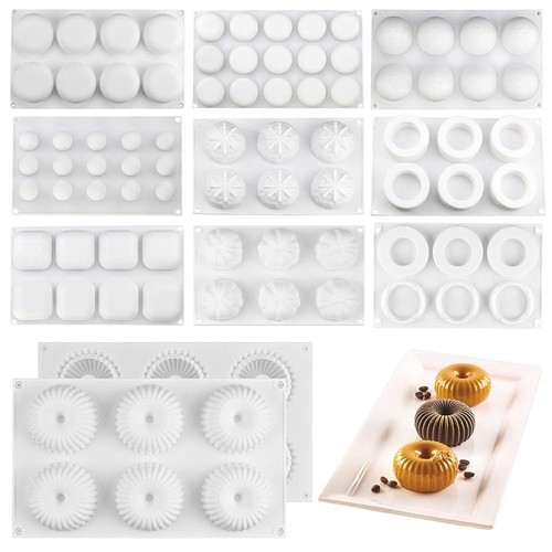 Edible Baking Tool Tipping Sugar Mold Silicone Molds Cake Rim Chocolate ...