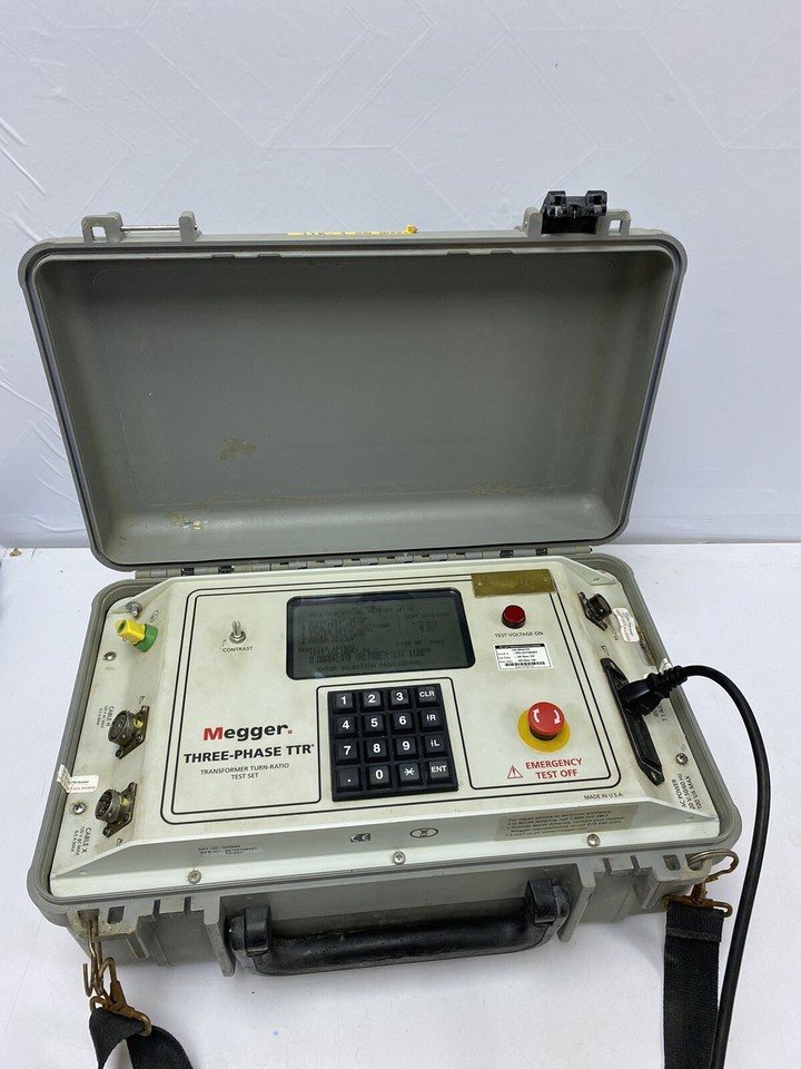 Megger Three Phase Transformer Turns Ratio TTR Tester Catolog 550503 | eBay