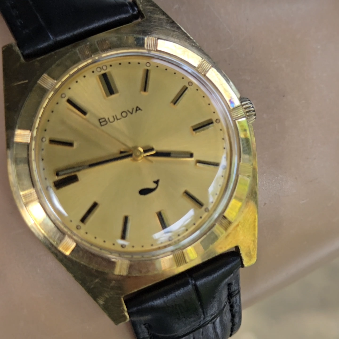 Vintage BULOVA Sea King men's manual wind watch Cal.11ANC 17Jewels ...