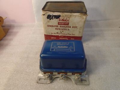 NOS AUTOLITE FOMOCO Voltage Regulator 1957-1964 Lincoln Ford Mercury ...