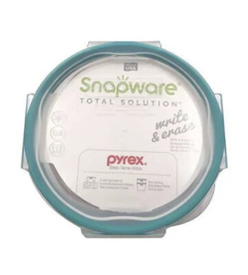 Snapware 4-Cup Total Solution Round Food Storage Glass Containers With ...