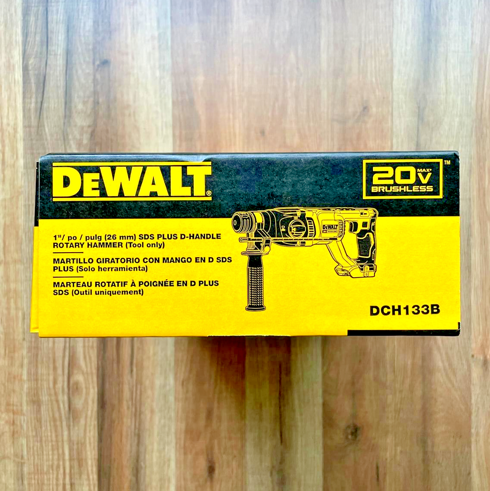 DEWALT DCH133B 20V Max Brushless 1" SDS Plus D-Handle Rotary Hammer ...