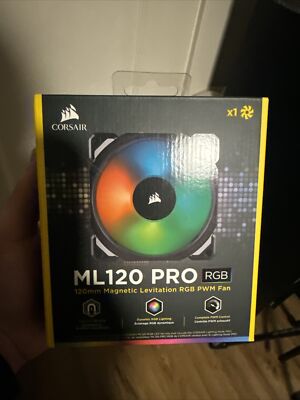 Corsair ML120 Pro RGB 120mm Magnetic Levitation RGB PWM Fan | eBay