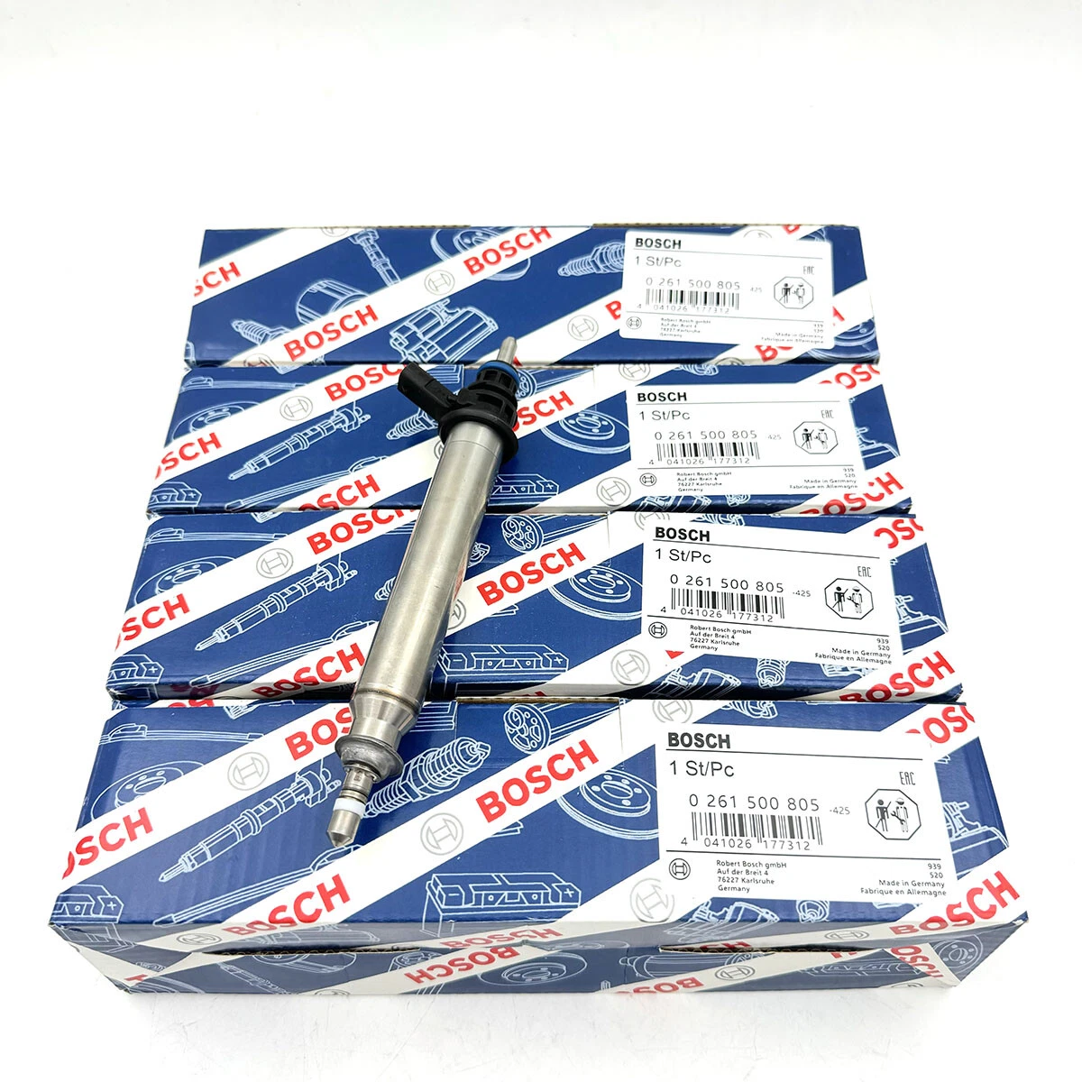 4PCS Fuel Injector for Mercedes Benz W205 AMG W222 W463 X253 W246 ...