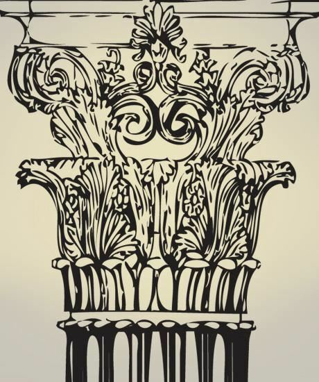 Greek Columns Wall Decal. (Pair) #JH222 | eBay