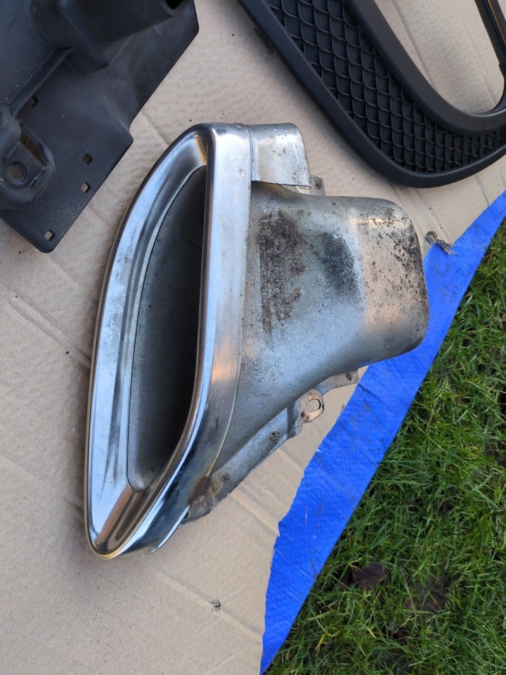 Mercedes C Class Original rear Bumper diffuser and exhaust tips W205 ...