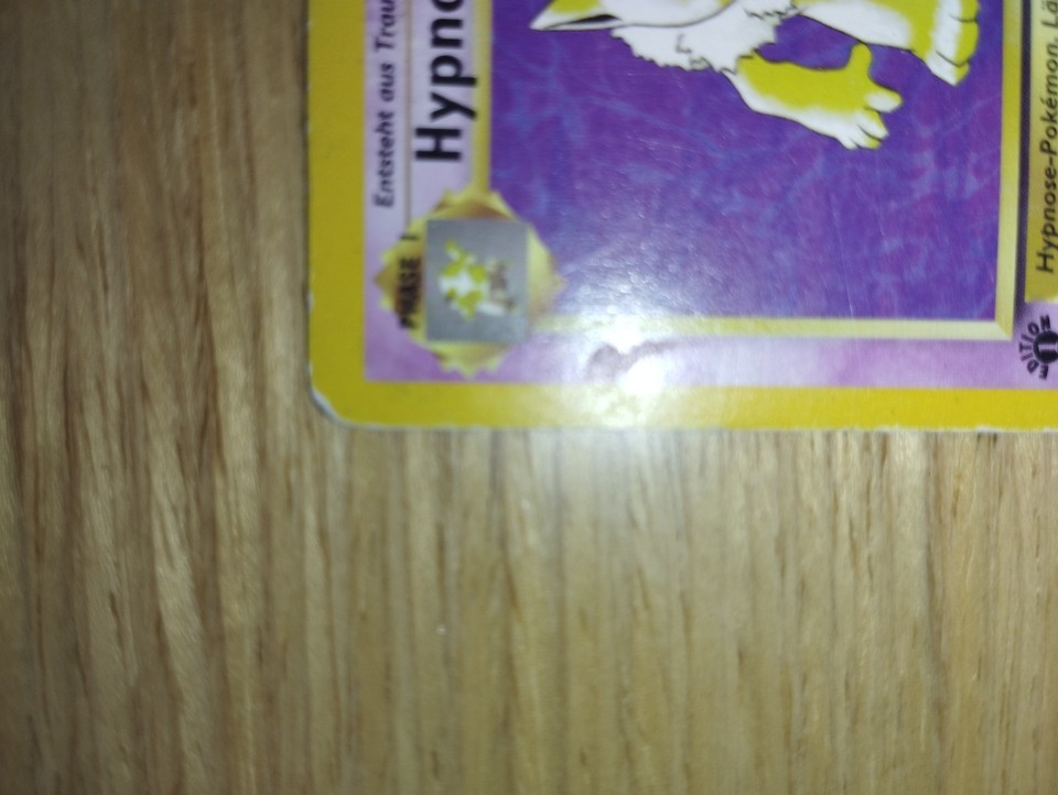 Pokémon TCG Hypno First Edition Fossil Set Deutsch/German 23/62 Rare ...