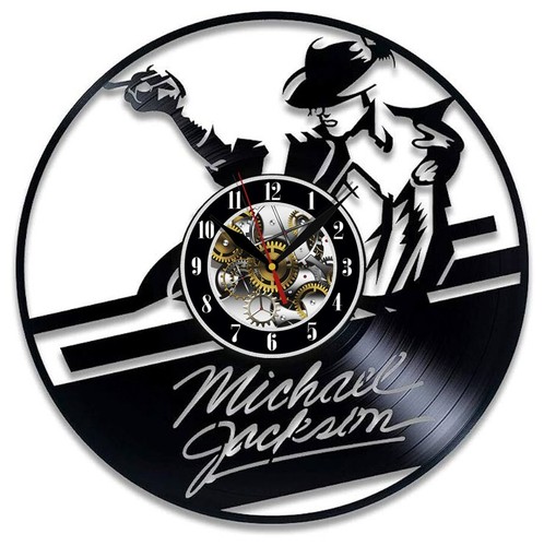 Michael Jackson Vinyl Wall Clock - Retro Decor - Unique Home Accent ...