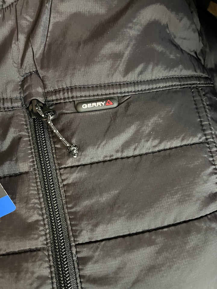 Gerry Men's Insulated Quilted Hooded Puffer Jacket, Olive, Black, Gray ...