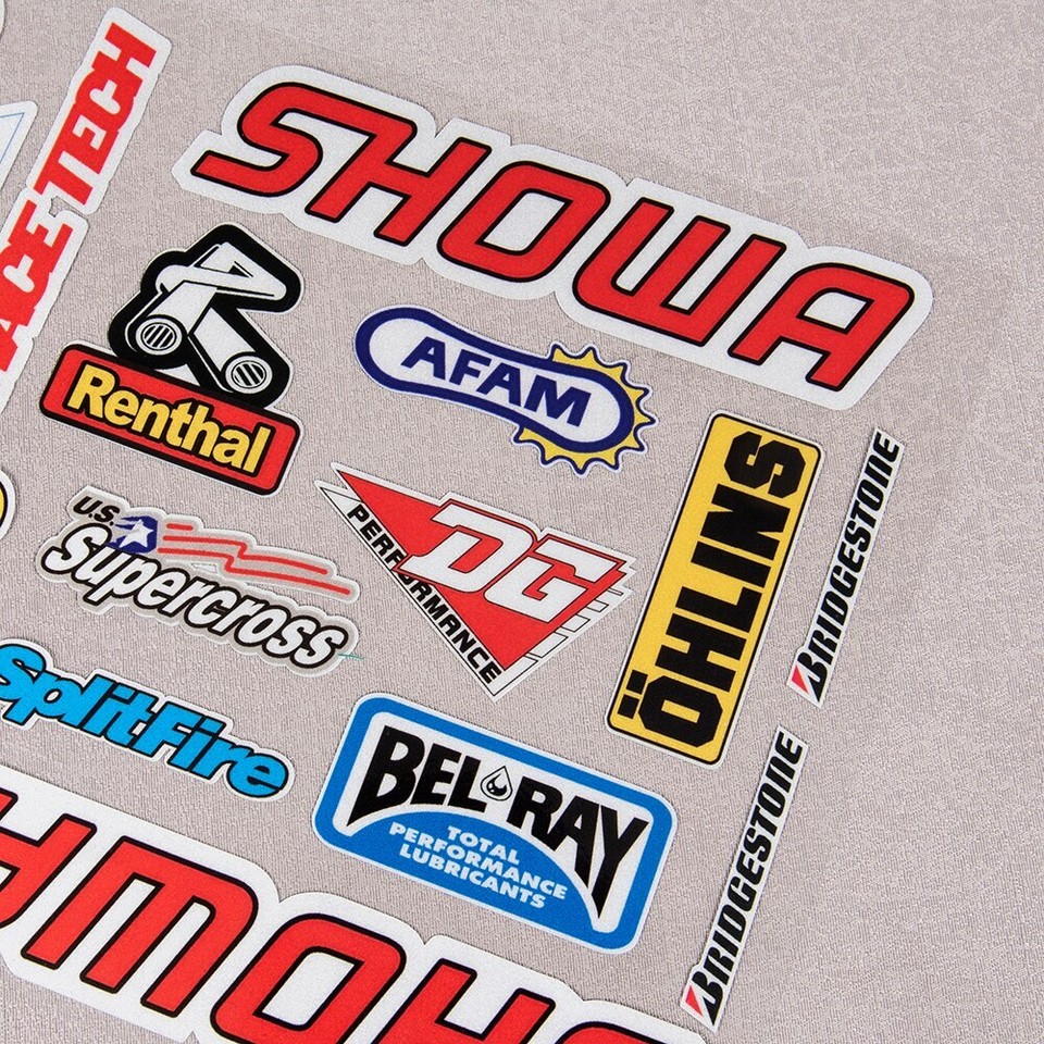 Reflective Motorcycle Stickers Bike Helmet Decals for Honda Ducati ...