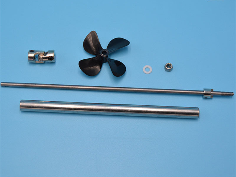 Model Boat Stainless Steel 4mm Ship Shaft Drive Shaft 4 Blades ...