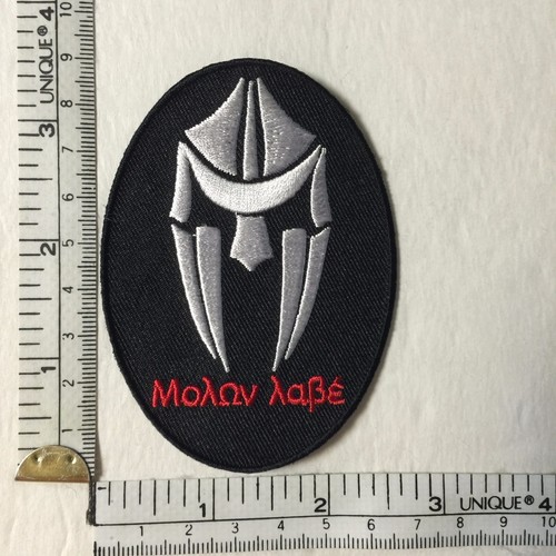 SPARTAN MOLOV LABE PATCH BIKER GREEK Sparta SOCCENT ARMY COME AND TAKE ...