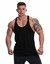 MENS PLAIN GYM VEST BODYBUILDING MUSCLE STRINGER VEST RACER BACK TOP ...