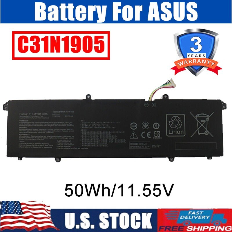 C31N1905 Battery For Asus VivoBook S13 S330FA S15 S533FA S533FL S14 ...