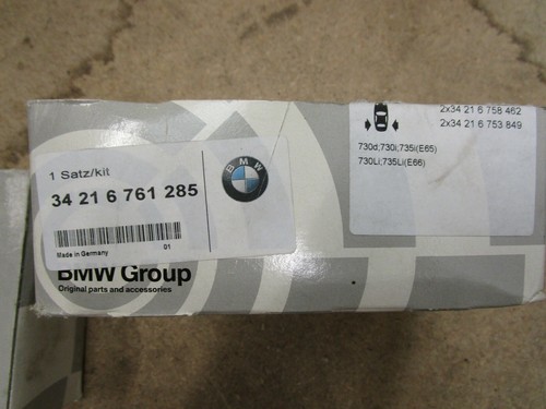 BMW 7 E65 Rear Brake Pads Set 34216761285 6761285 Genuine for sale ...