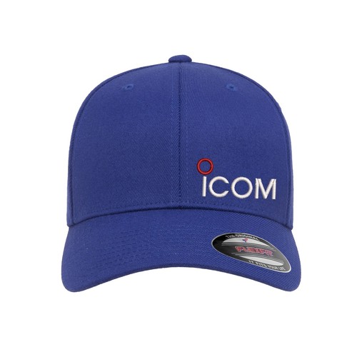 iCOM Ham Radio Logo Embroidered Flexfit Fitted Ball Cap | eBay