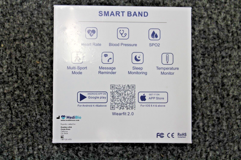 MediBio Health & Fitness Tracker (Sealed in Box) - NEW | eBay