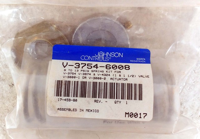 Johnson Controls V-3754-6008 Spring Kit for sale online | eBay