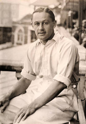 England cricket captain later MCC administrator Gubby Allen photog ...