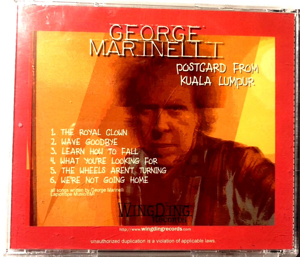 Postcard From Kuala Lumpur by George Marinelli (CD Wing Ding Records ...