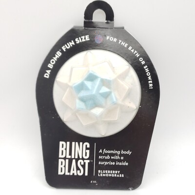 Da Bomb Bling Blast Foaming Body Scrub Blueberry Lemongrass With ...