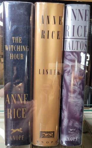 Anne Rice Signed Lives Of The Mayfair Witches Trilogy Witching Hour ...