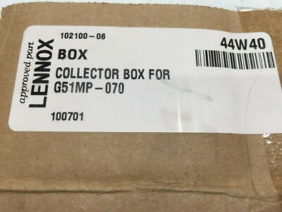 New Lennox Part# 44W40 Flue Collector Box For G51MP-070 (Cold Header ...