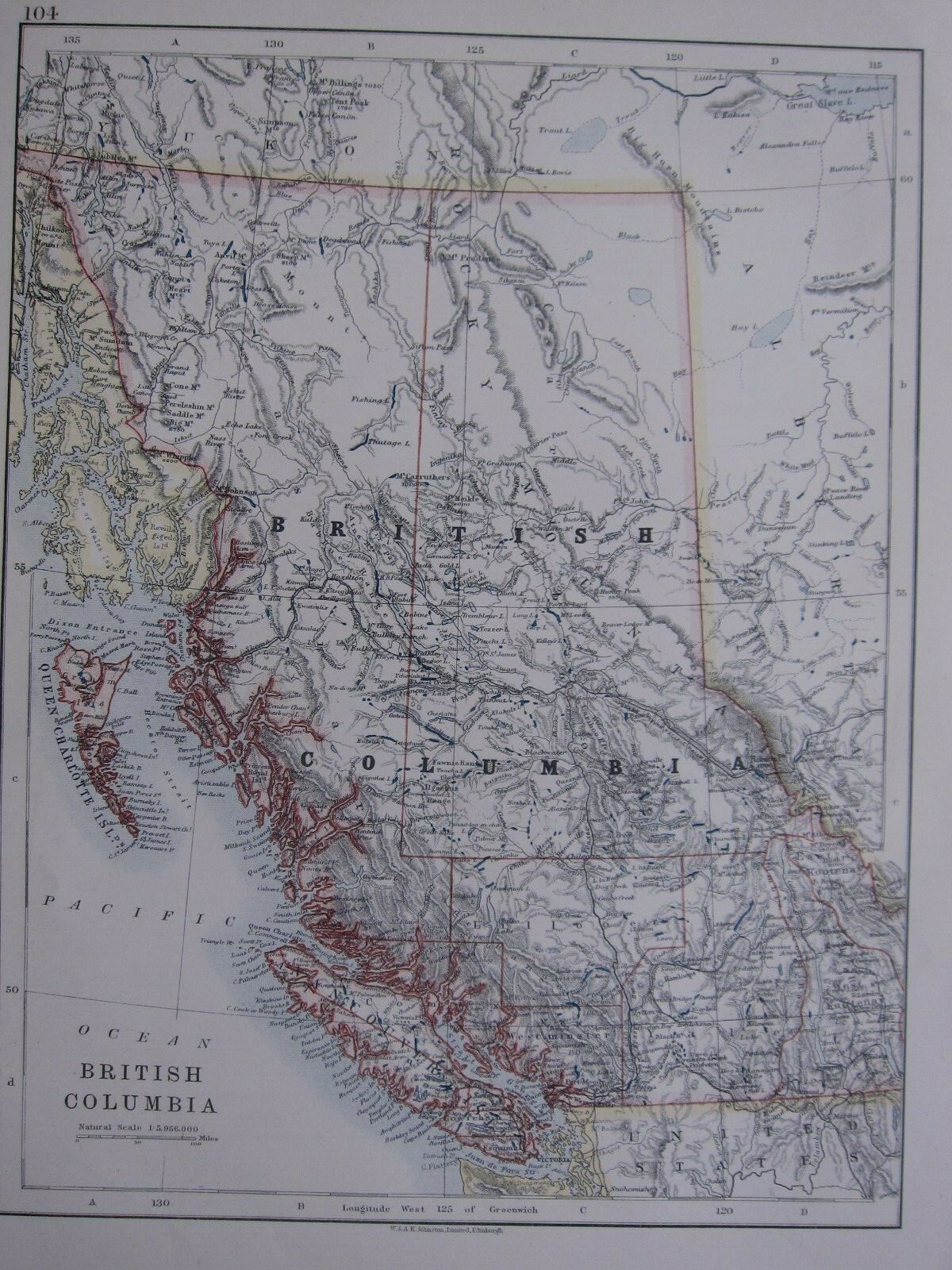 British Columbia Wall Map Large, 49% OFF